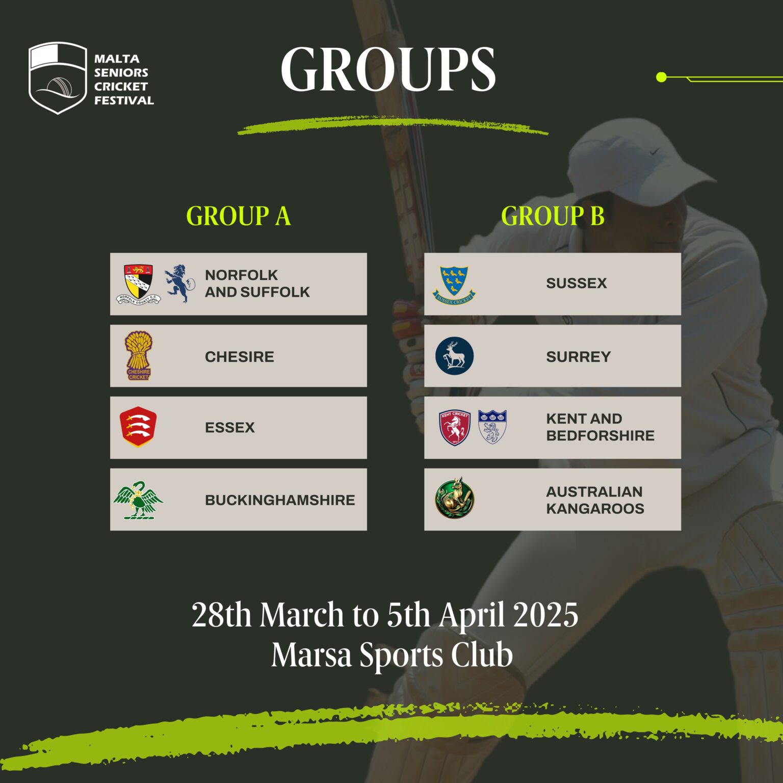 April 2025 Events at Marsa Sports Club - Marsa Sports Club